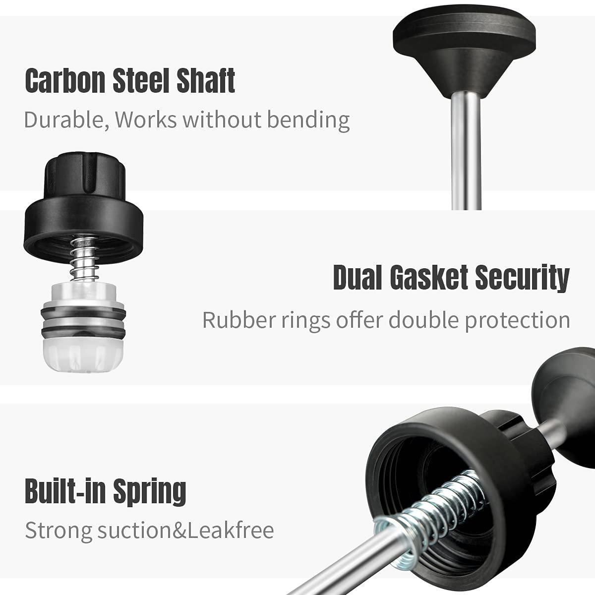 200CC Manual Fluid Extractor Pump, Oil Change Syringe with Long Rubber ...